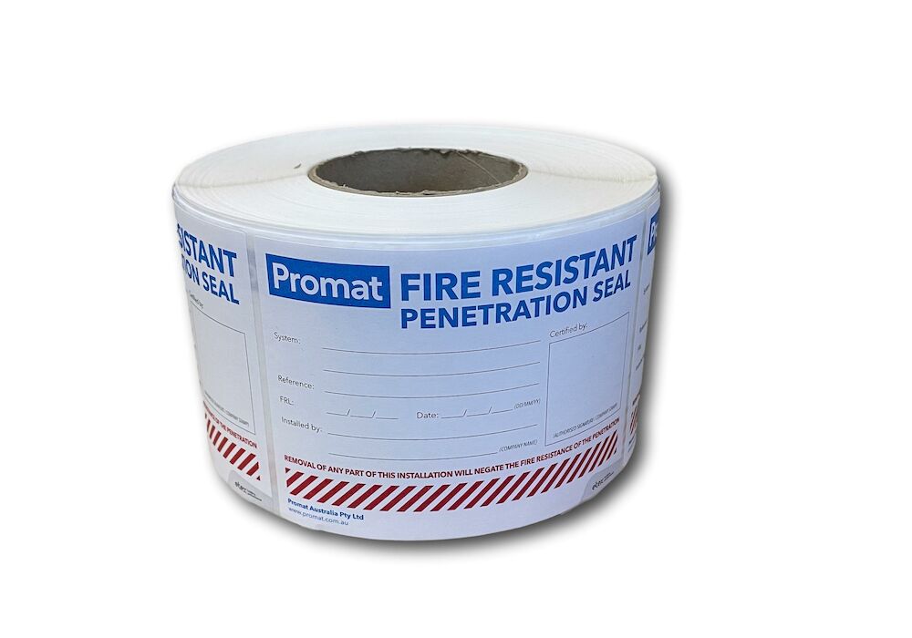 PROMAT PENETRATION SEAL STICKER — X Supplies